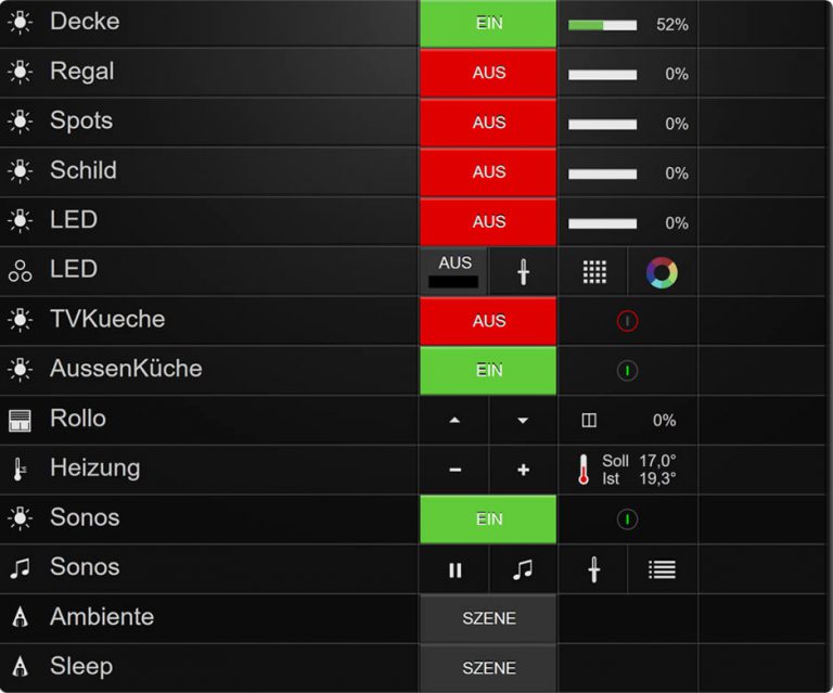 KNX Visualisierung | Smart Home VISU | Berlin-Smarthome.de